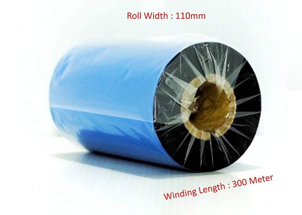 Barcode Label Premium Wax Ribbon 105mm - Monaf Stores