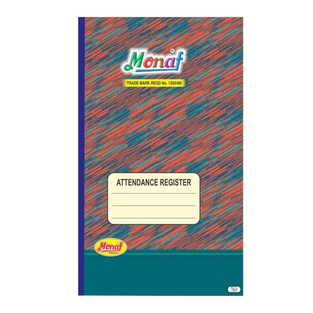 Students Attendance Register - 50 students - Monaf Stores