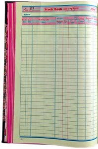 Monaf Stock Register - 2 Quire - 192 pages - Monaf Stores