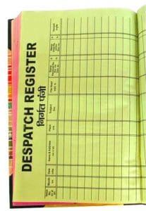 Letter Despatch Register - 3 Quire - Monaf Stores