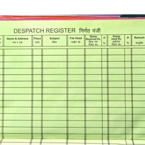 Letter Despatch Register - 2 Quire - Monaf Stores