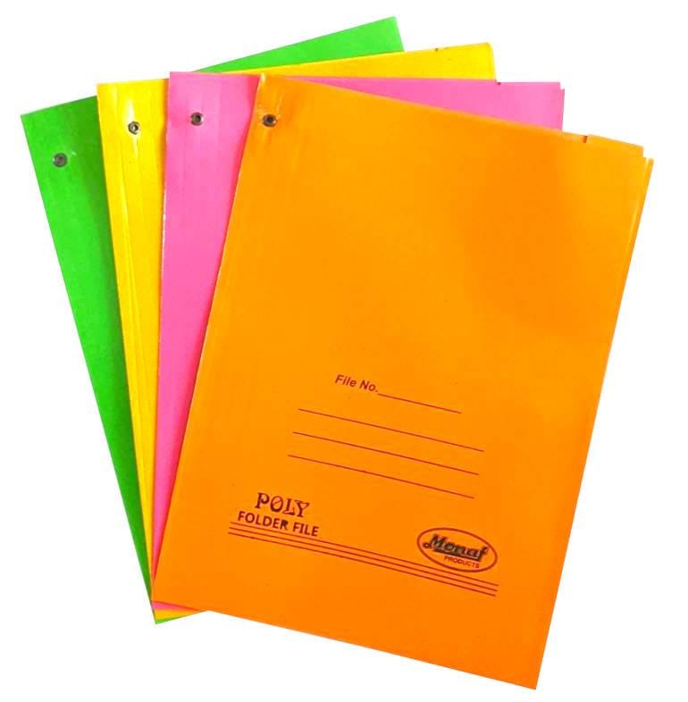 Laminated (Poly) Fly Leaf - Record File - Monaf Stores