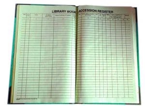Library Book Accession Register - 4 Q - Monaf Stores