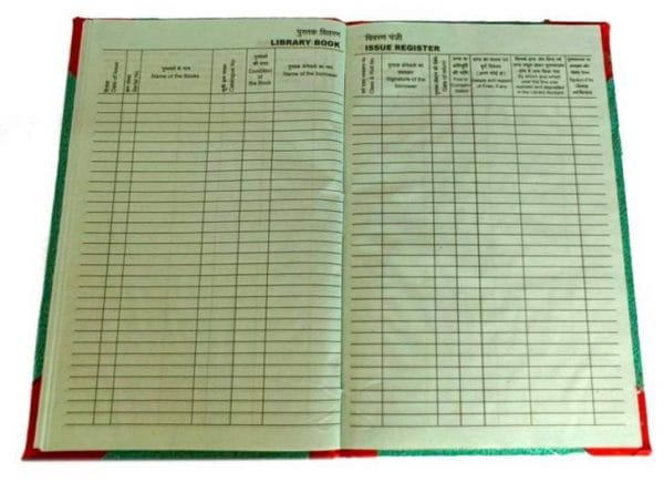 Library Book Issue Register - 4 Q - Monaf Stores
