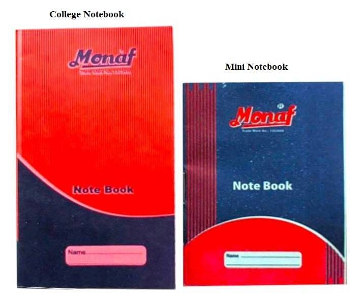 Soft Pocket Size College Notebook (Pack of 200) - Monaf Stores