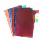 File Separator/Divider (Set of 10) A4 - Multi-Color - Monaf Stores