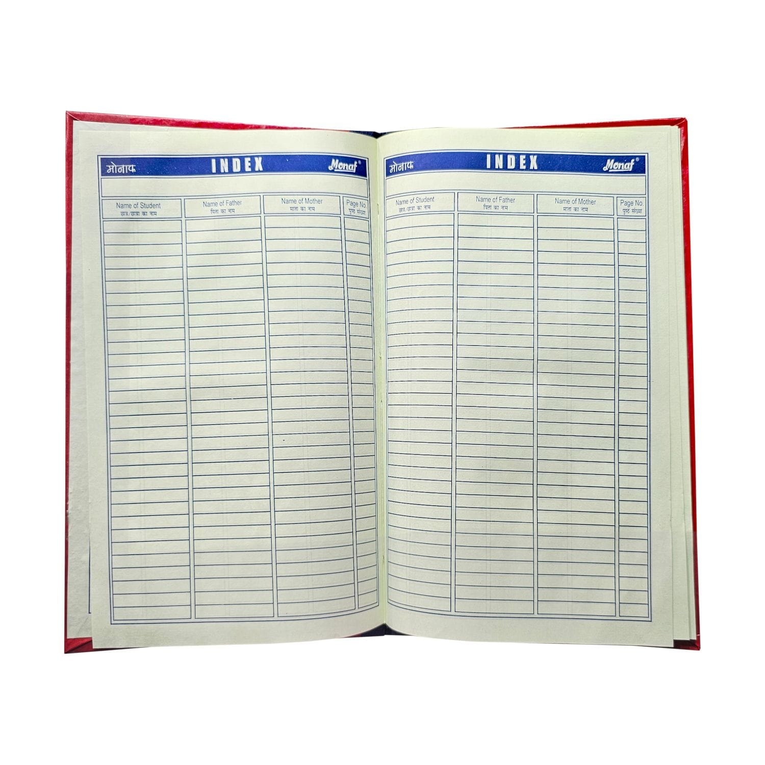 Student Ledger Normal Size with 7 Index Pages - स्टूडेंट लेजर - 1 Q ...