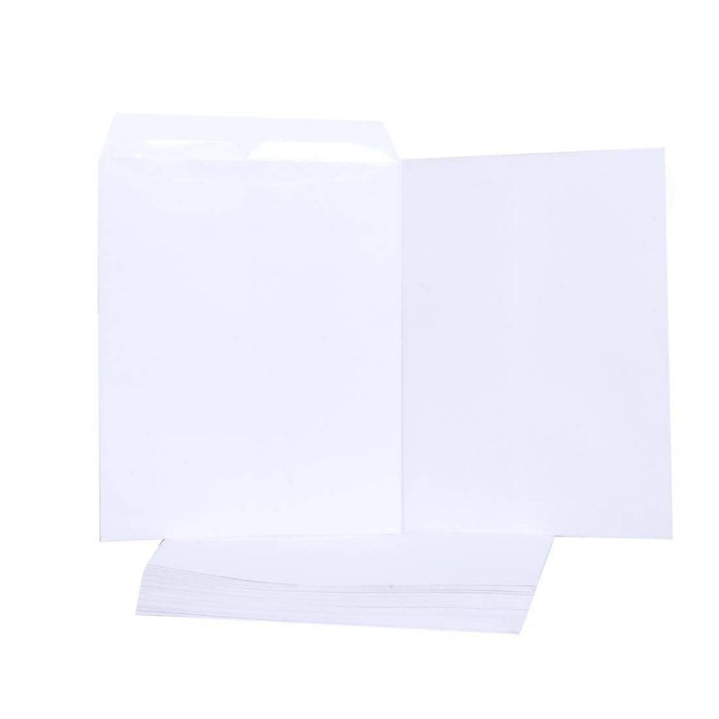 Laminated Envelopes - White (Pack of 50 pcs) Yellow Swarn Mahal - Monaf ...