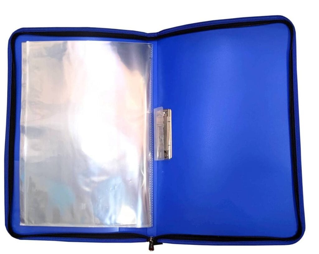 Portfolio File B4 20 Leaves with timex clip - Monaf Stores