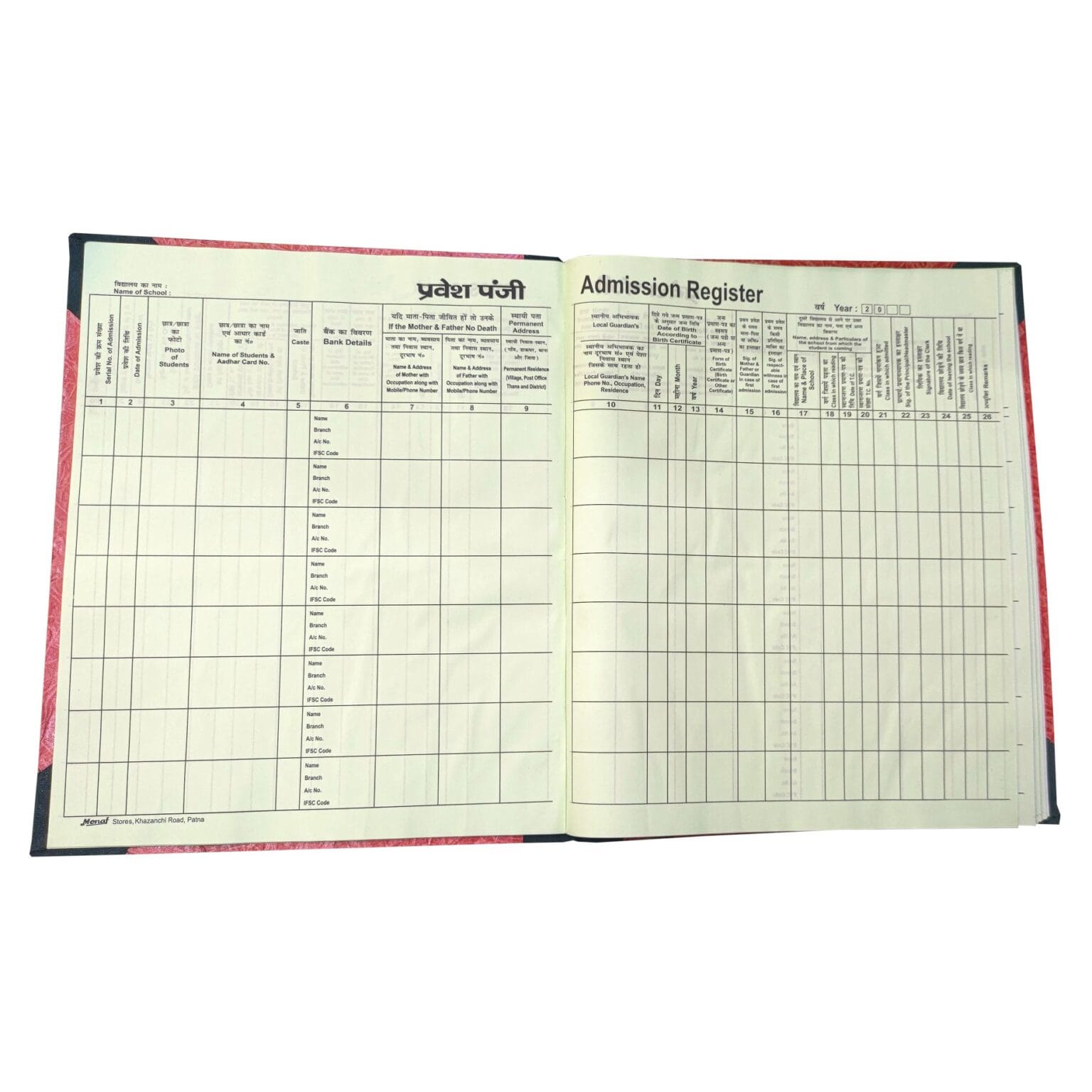 Library Book Issue Register - 4 Q - Monaf Stores