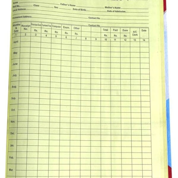 Monaf Library Book Issue Register - 4 Q - Monaf Stores