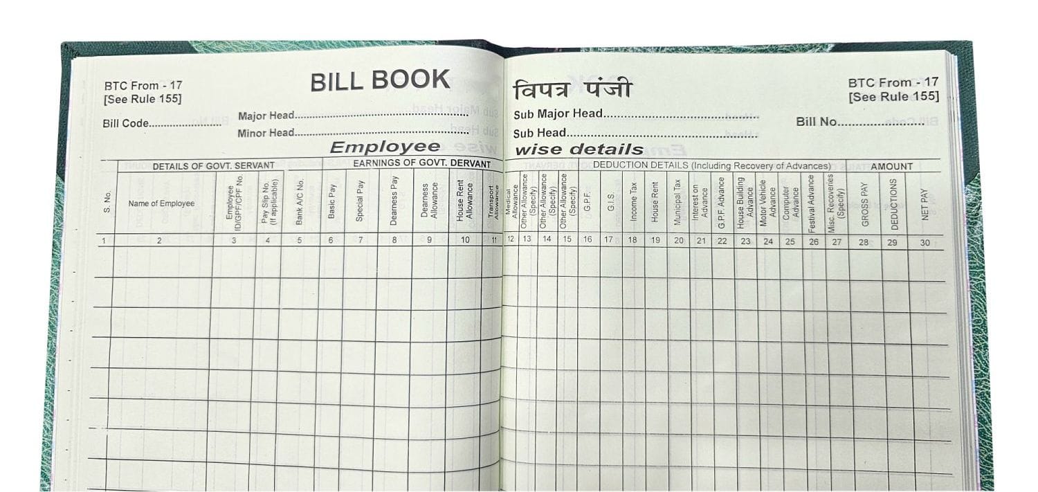 Monaf Bill Book Register (विपत्र पंजी) - 4 Q - Monaf Stores