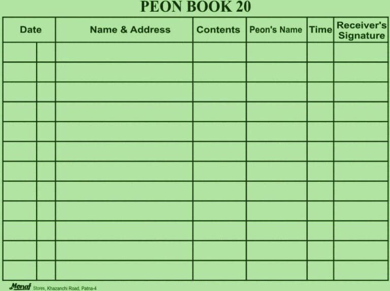 Peon Book Copy size - 1 Q - Monaf Stores